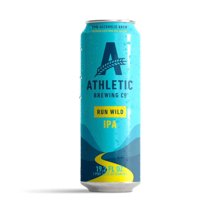Athletic Brewing Run Wild IPA Non-Alcoholic Beer - 19.2oz - ProofNoMore