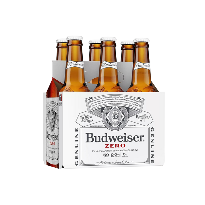 Budweiser Zero – Alcohol-Free Lager-Style Brew – 12oz Bottle - ProofNoMore