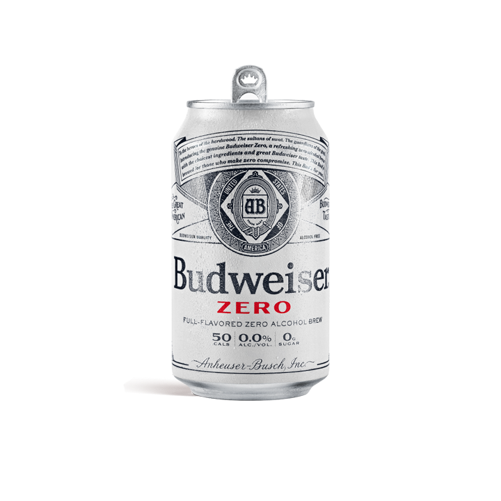 Budweiser Zero – Alcohol-Free Lager-Style Brew – 12oz Can - ProofNoMore