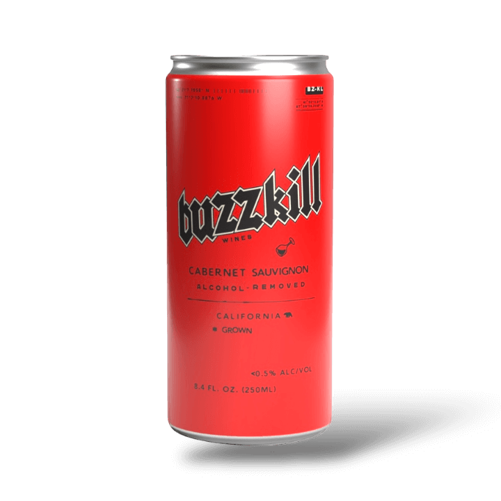 Buzzkill - Cabernet Sauvignon Non-Alcoholic Wine - Can 8.4oz - ProofNoMore