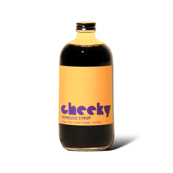 CHEEKY Bar-Quality Cocktail Syrups - Espresso Syrup 16oz Bottle