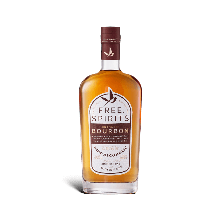 FREE SPIRITS - The Spirit of BOURBON - Non-Alcoholic Spirit - 25.4oz