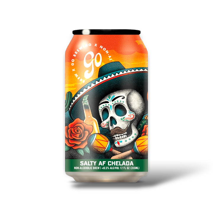 GO Brewing – Salty AF Chelada - Non-Alcoholic Brew - ProofNoMore