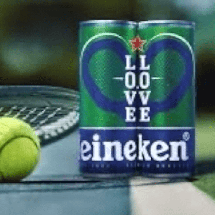Heineken 0.0 Alcohol-Free - US TENNIS OPEN - LOVE LOVE Special Edition ...