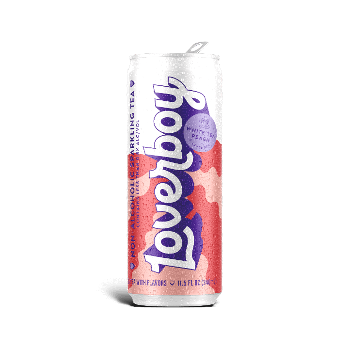 Loverboy – White Tea Peach - Non-Alc Sparkling Tea – ProofNoMore