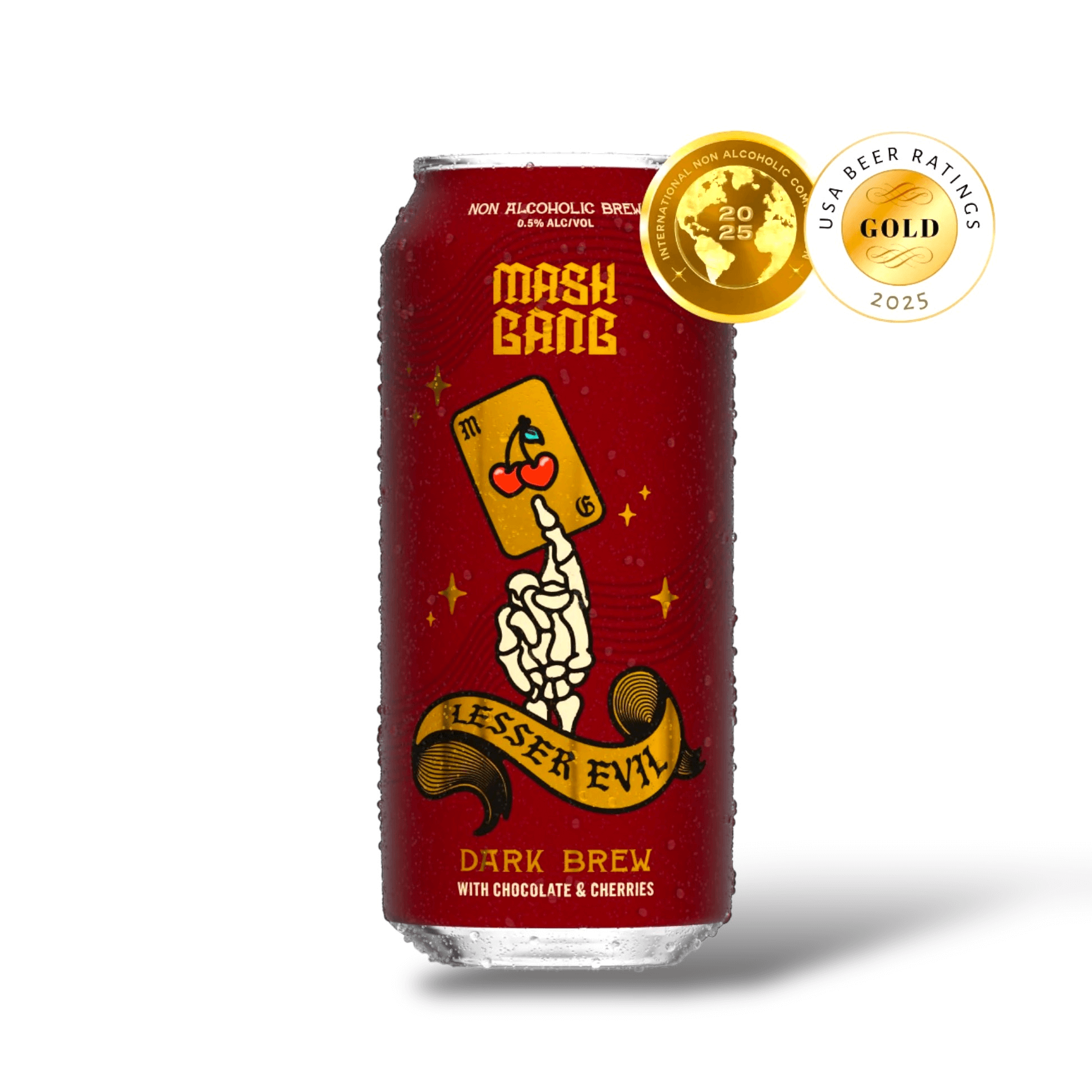 MASH GANG - Non-Alcoholic Lesser Evil – Chocolate Cherry Stout ...