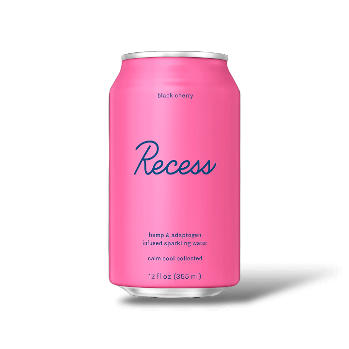 Recess Hemp & Adaptogens - Black Cherry Sparkling Water - ProofNoMore