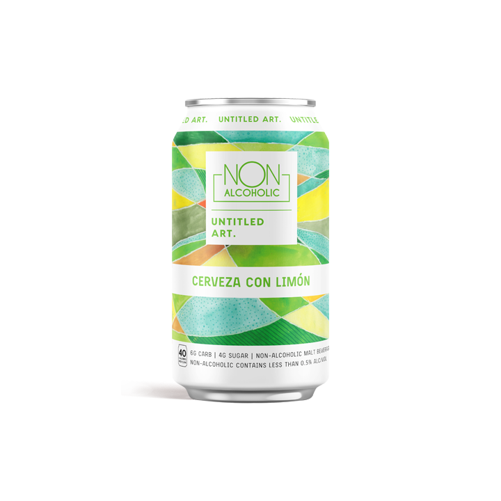 UNTITLED ART Cerveza Con Limon Non-Alcoholic Beer - 12oz - ProofNoMore